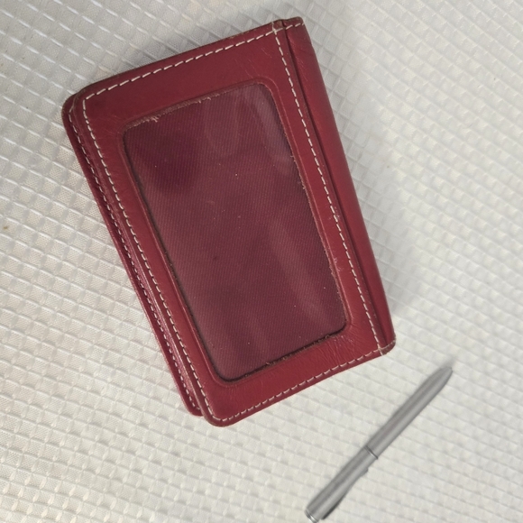 Debit Caddy | Bags | Debit Caddy Checks In The Mail Leather Wallet ...